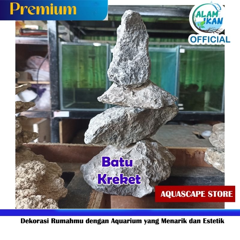 Jual Batu hiasan aquascape batu kreket erangga 500gram | Shopee Indonesia