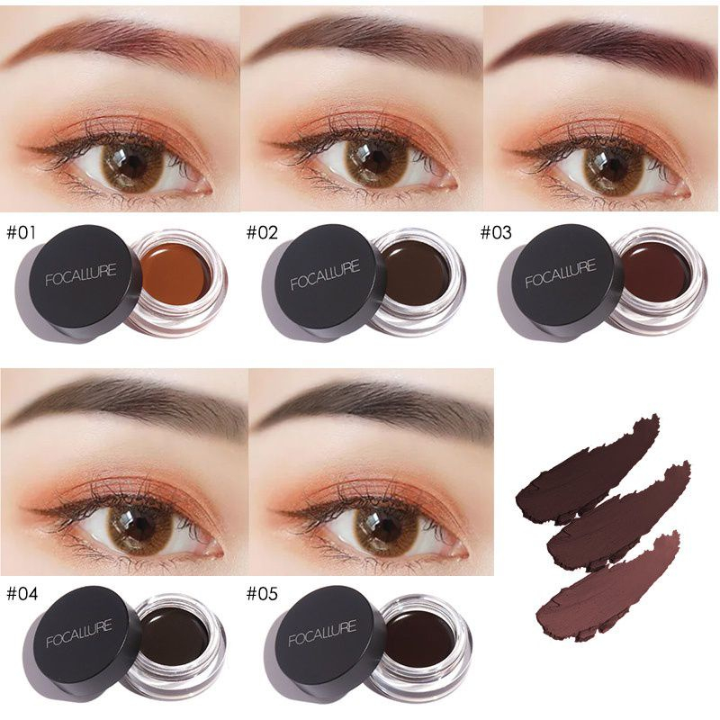 Jual FOCALLURE EYEBROW POMADE GEL EwalooK | Shopee Indonesia