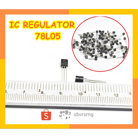 Jual IC 78L05 7805 5V 100mA 0.1A Positive Voltage Regulator Tegangan TO-92 | Shopee Indonesia