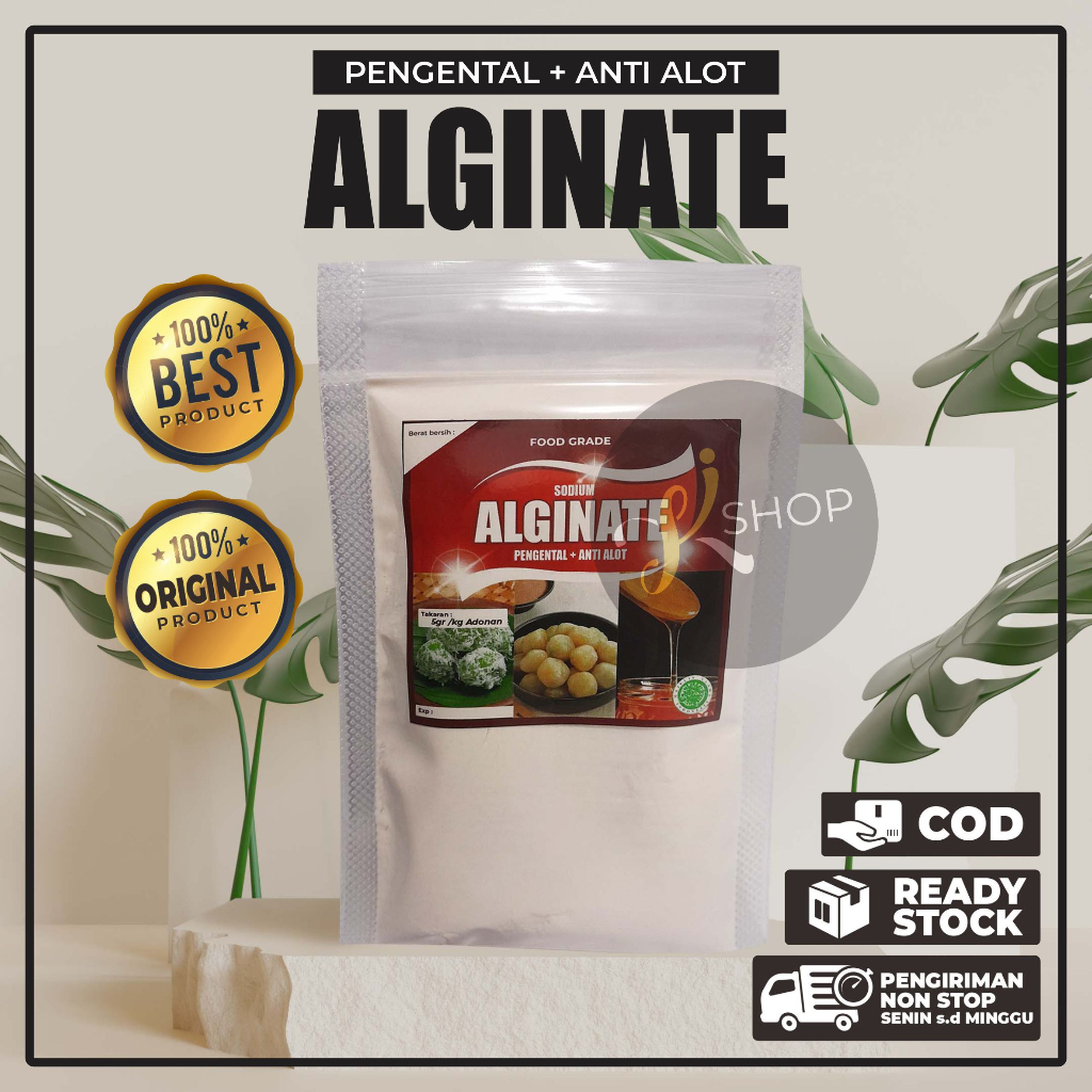 Jual 50gr Sodium Alginate Poping Boba | Pengental, Pengenyal, Anti Alot ...