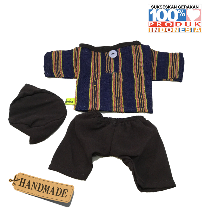 Jual Baju boneka radinka dolls | seri lurik strip besar klasik | Shopee ...