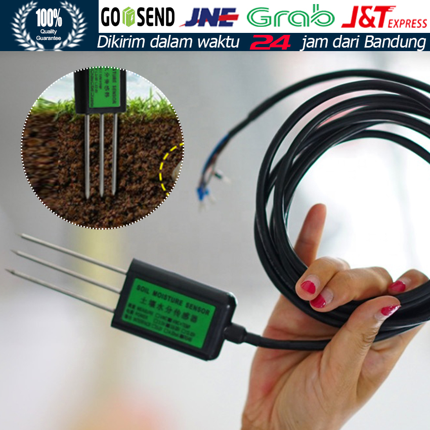 Jual Penguji Konduktivitas Tanah RS485 / Penguji Tanah / Sensor Suhu ...