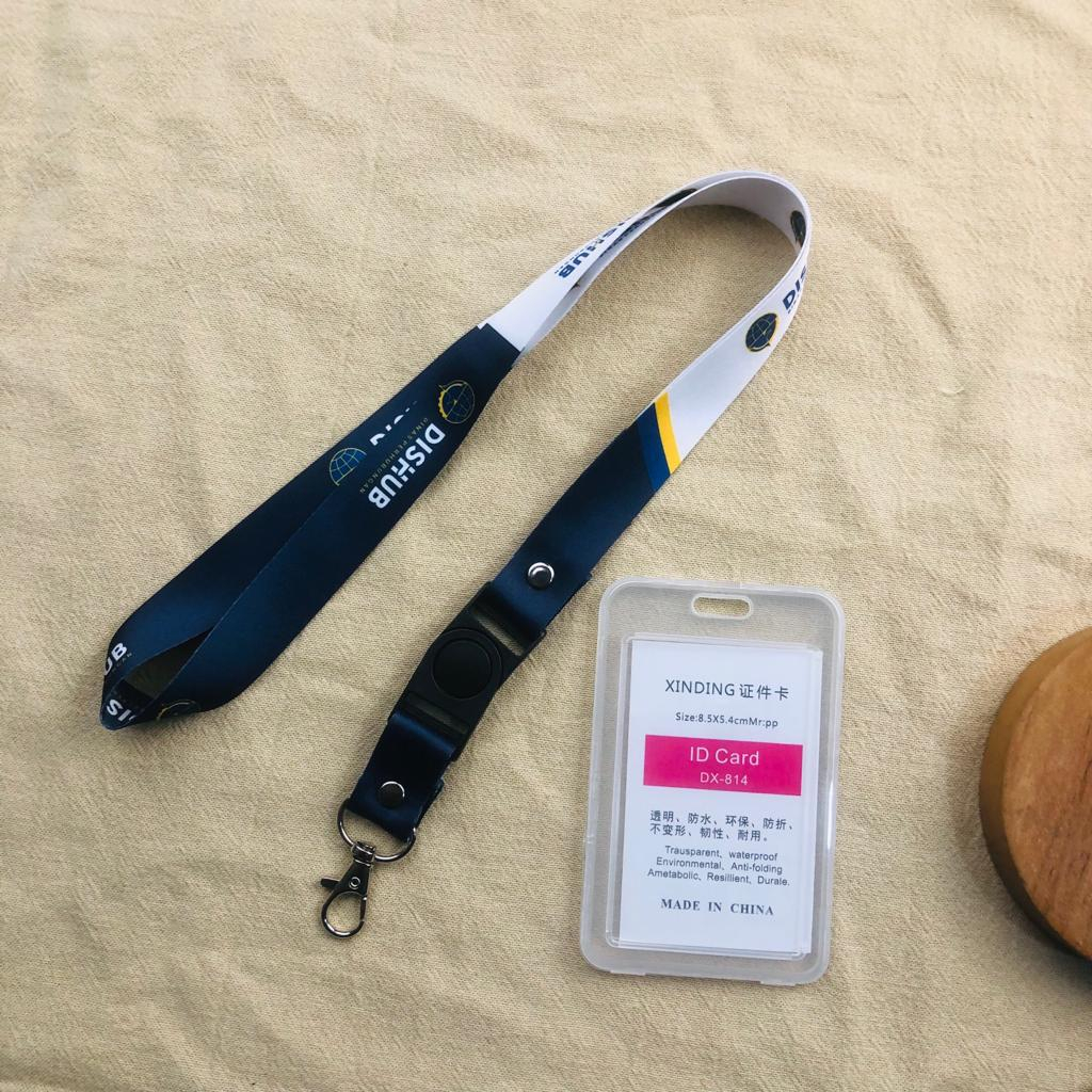 Jual Tali ID Card DISHUB / Lanyard DINAS PERHUBUNGAN Printing Full ...