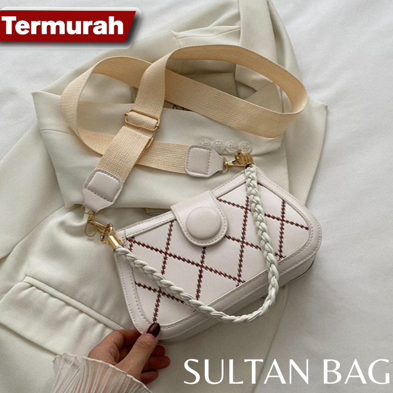Jual Tas Selempang Wanita Kekinian Fashion Shoulder Bag Korea FA1074 | Shopee Indonesia