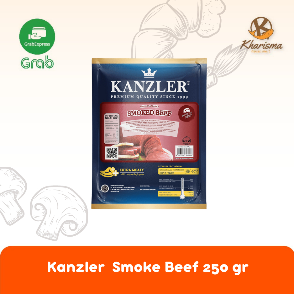 Jual Smoked Beef Kanzler Smokebeef 250g | Shopee Indonesia