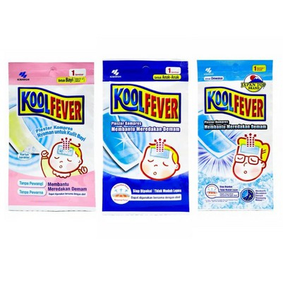 Jual KOOL FEVER BAYI/ANAK/DEWASA PLESTER KOMPRES BAYI COOLFEVER ...
