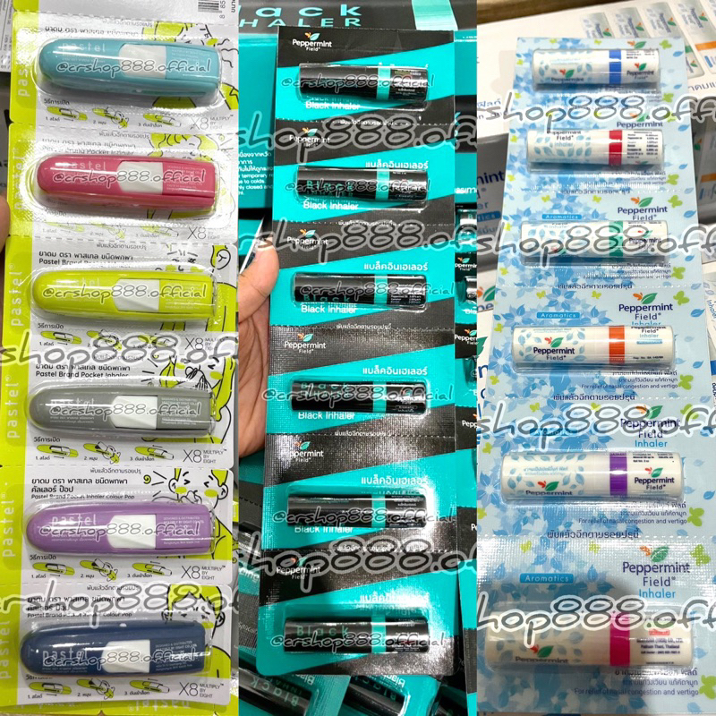 Jual Inhaler / Inheler ORI Thai Pastel Inhaler / Black Inhaler | Shopee ...