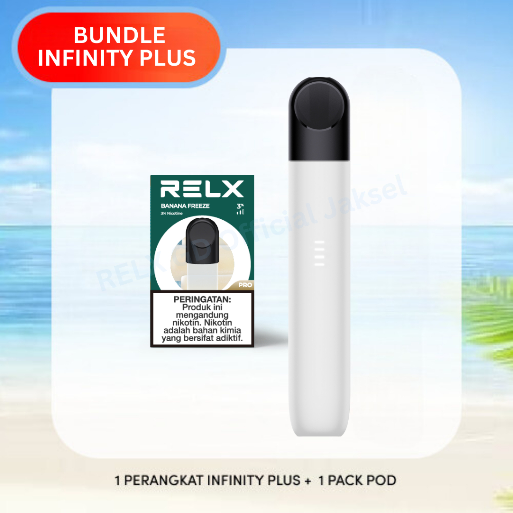 Jual RELX Bundle Infinity Plus Hidden Pearl Device and Pods | Shopee ...