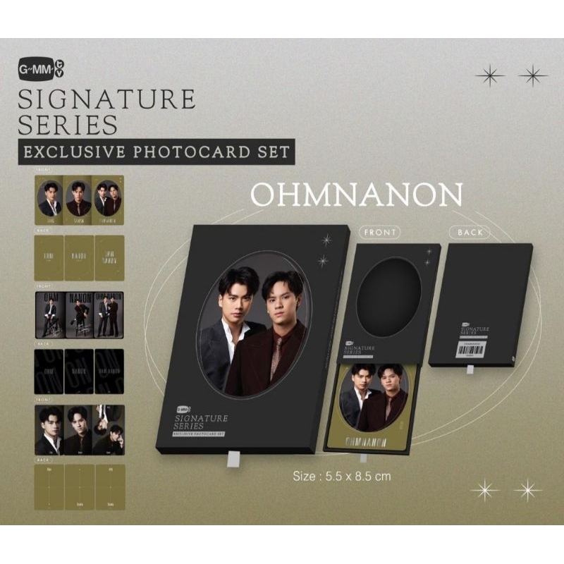Jual Ohmnanon Photocard Set Signature Series | Shopee Indonesia