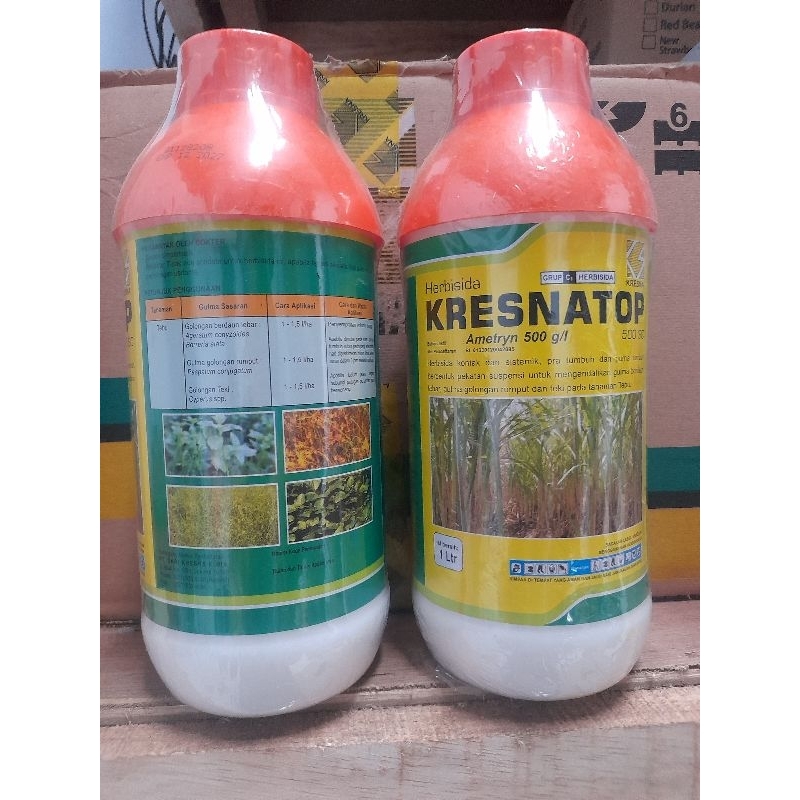 Jual HERBISIDA SISTEMIK DAN KONTAK KRISNATOP 500SC 1 Liter. Pembasmi hama berdaun lebar pada ...