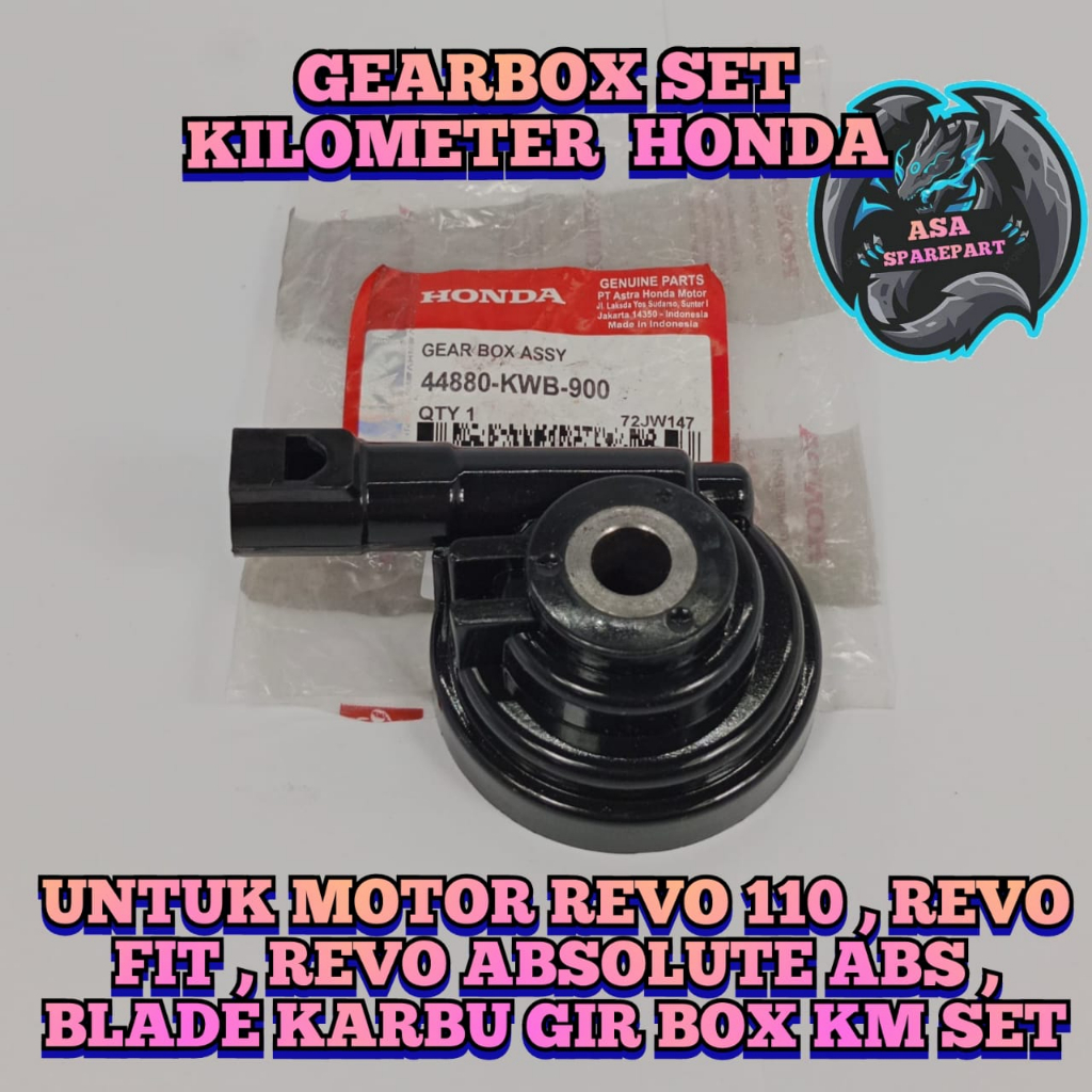 Jual Gearbox Kilometer motor Honda Revo abs absolute , Revo fit , revo ...
