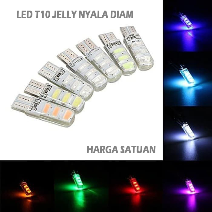 Jual 28modified - Led T10 Jelly Nyala Diam Anti Panas | Shopee Indonesia