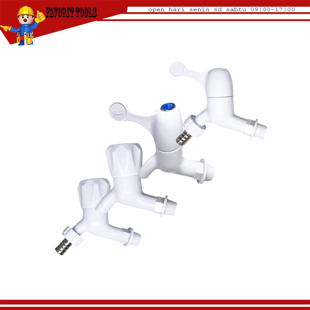 Jual Kran Pvc SOLIGEN kRAN Air Pvc Engkol Belimbing Tembok Taman ...