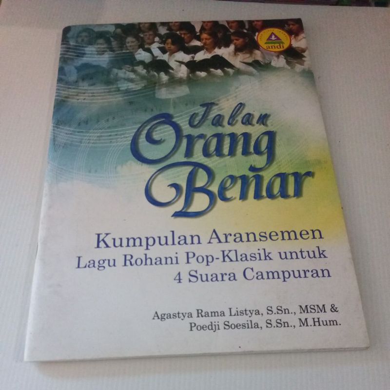 Jual Buku Rohani - Jalan Orang Benar (Kumpulan Aransemen Lagu Rohani ... Jual Buku Rohani - Jalan Orang Benar (Kumpulan Aransemen Lagu Rohani ...