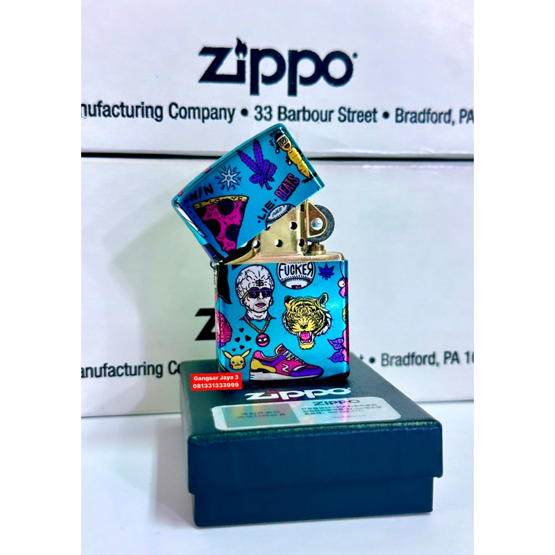 Jual korek zippo original edisi Asia 205-DD Fancy Fashion style ...