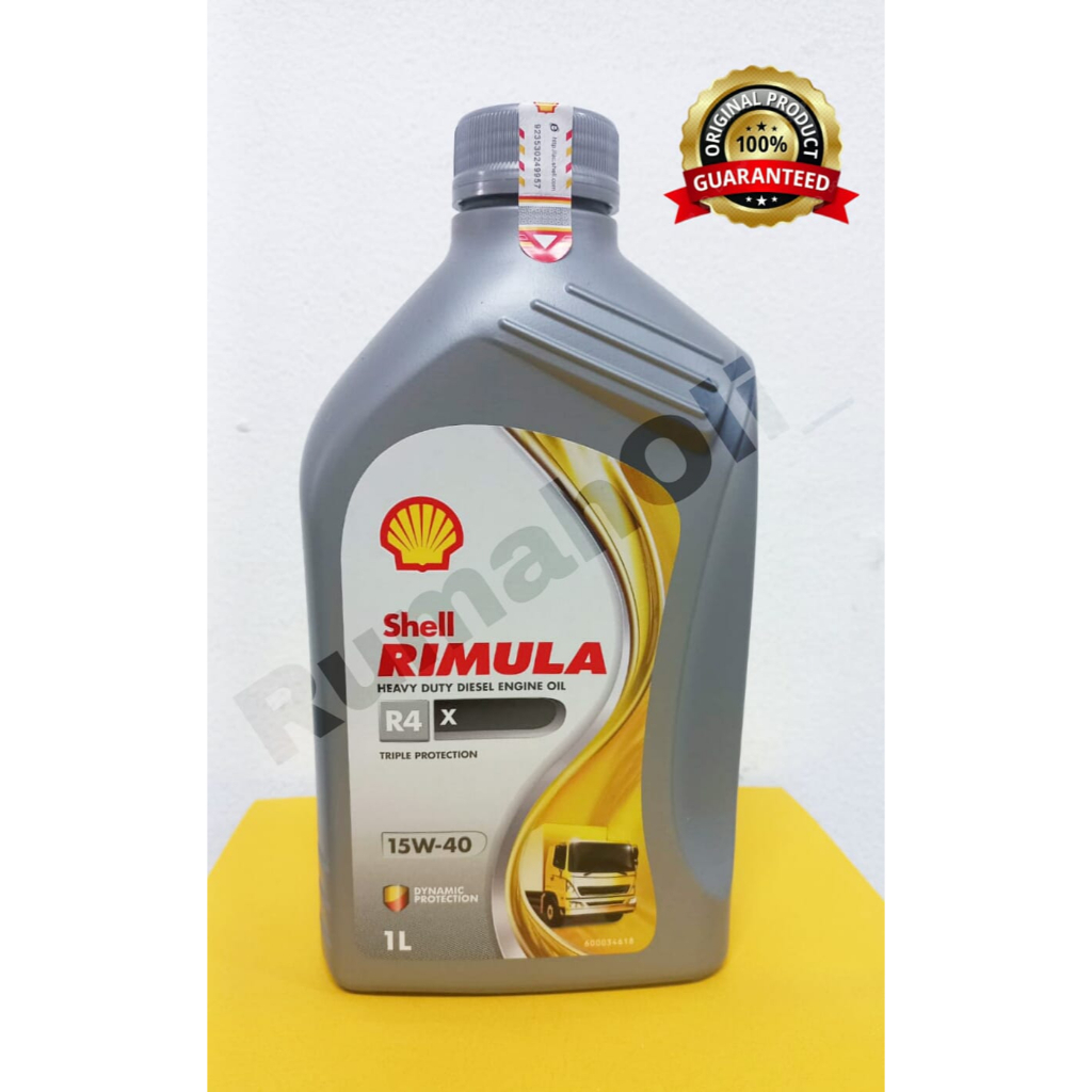 Jual Shell Rimula R4X 15W-40 ( 1 Botol / 1 Liter ) | Shopee Indonesia