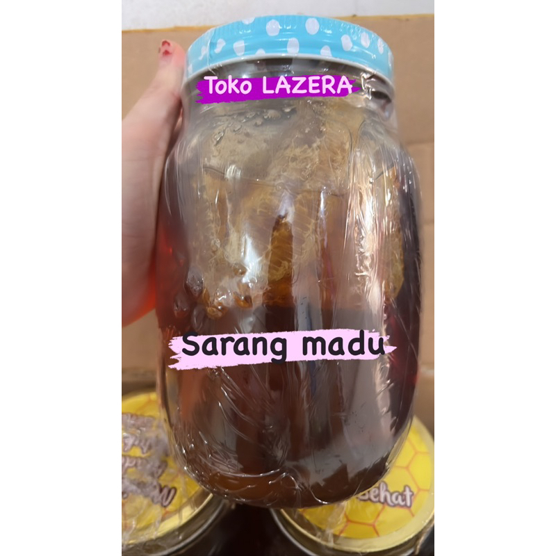 Jual MADU MENTAH ADA SARANG ASLI 1 LITER JAVA HONEY (Raw honey 100% Unpasteurized) | Shopee ...