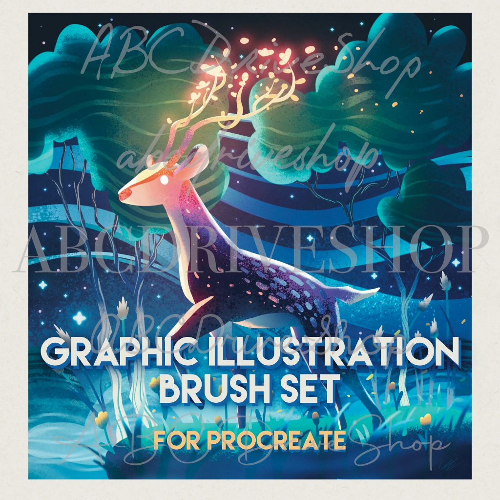 Jual Procreate Brush - Graphic Illustration Brush Set for Procreate ...