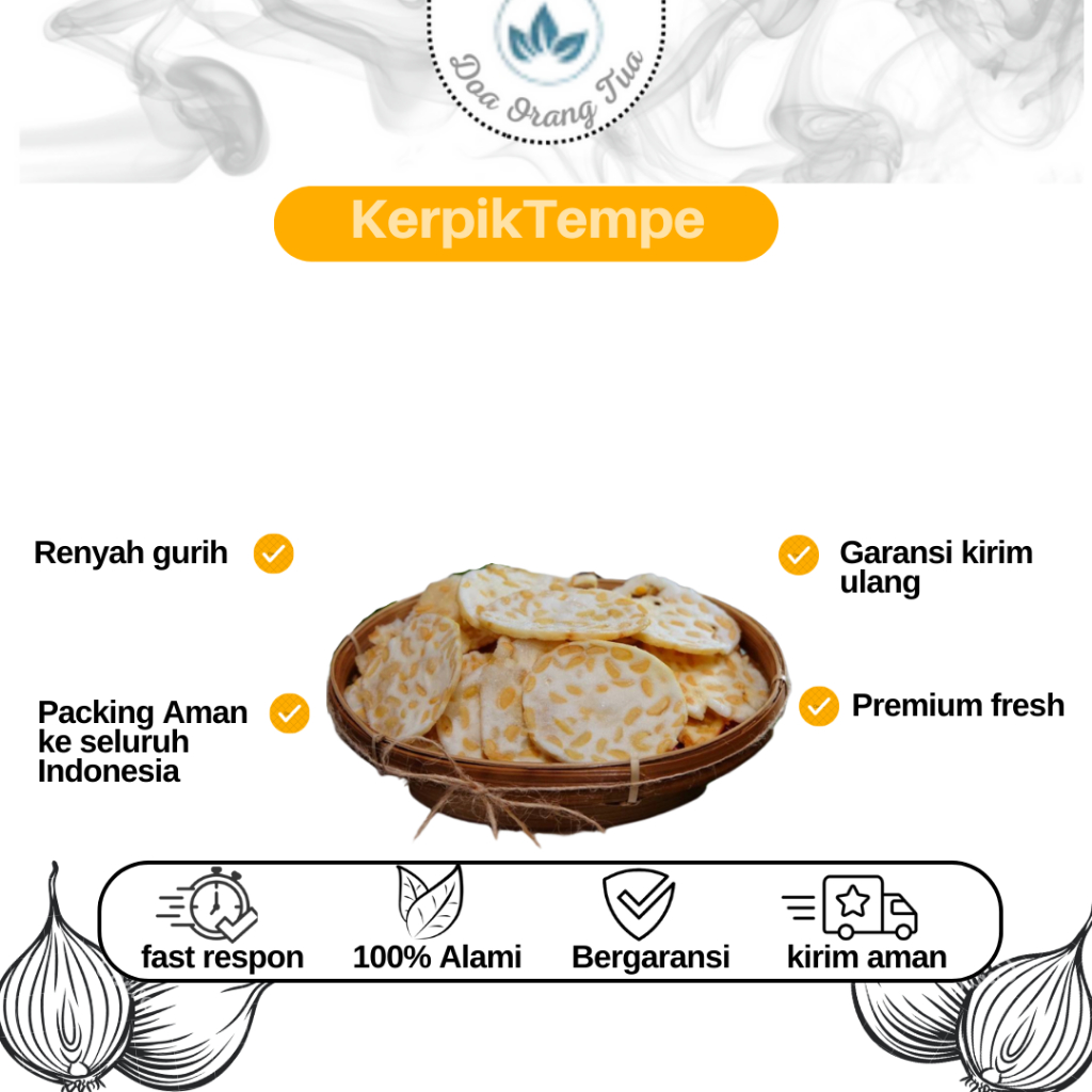 Jual KERIPIK TEMPE SAGU BULAT RENYAH GURIH | 250 gram | Shopee Indonesia