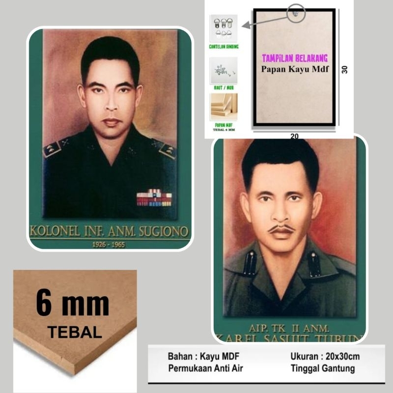 Jual HIASAN DINDING LENGKAP FOTO FOSTER TOKO PAHLAWAN INDONESIA ...