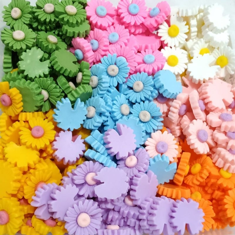 Jual Clay bunga krisan size 21mm (isi 3pcs & 8pcs) | Shopee Indonesia