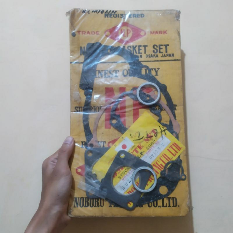 Jual gasket perpak paking full set suzuki gt125 gt 125 twin japan | Shopee Indonesia