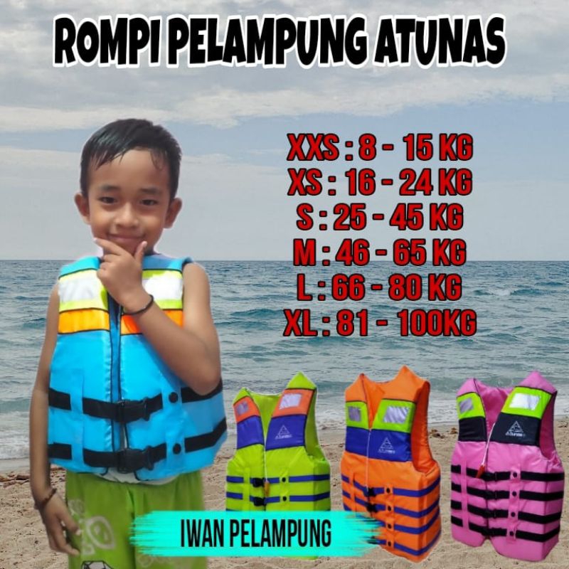 Jual Baju,pelampung/Rompi pelampung/Jaket,pelampung atunas/Pelampung ...