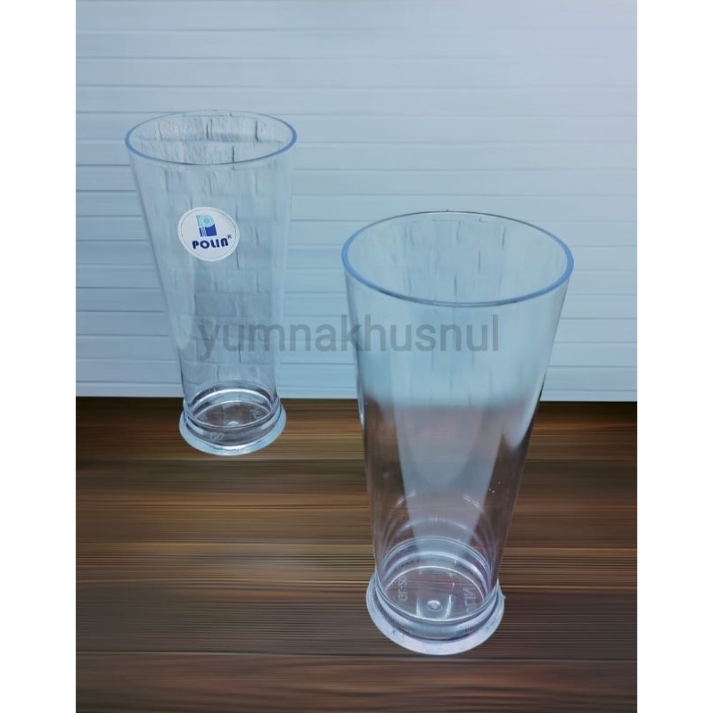 Jual GELAS JUS PORTO PLASTIK 6 PCS GELAS ES LEMON TEA GELAS PLASTIK ...