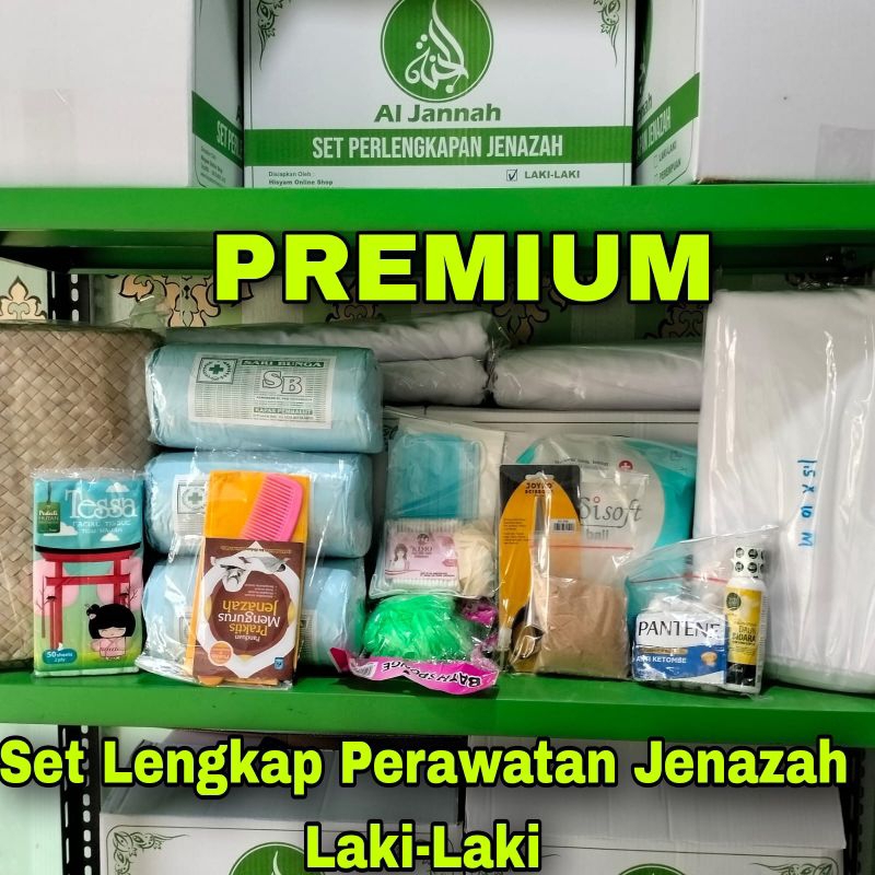 Jual Set Lengkap Perawatan Jenazah |Kain Kafan Premium 1.5x10 M |Laki ...