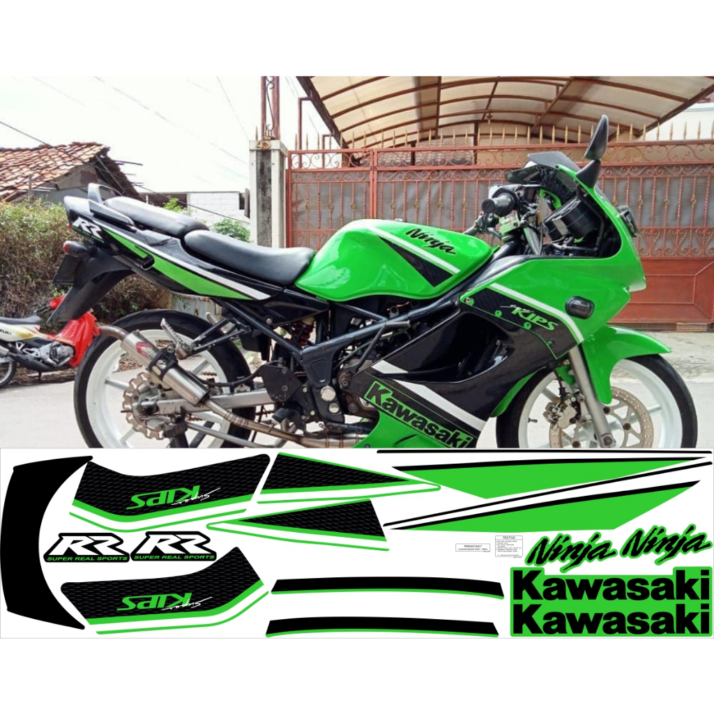 Jual Sticker List Stripping Ninja RR tahun 2010 SE/special Edition ...