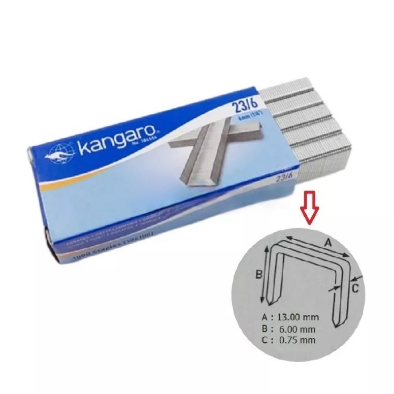 Jual Isi Necis/ Staples Kangaro 23/6 | Shopee Indonesia