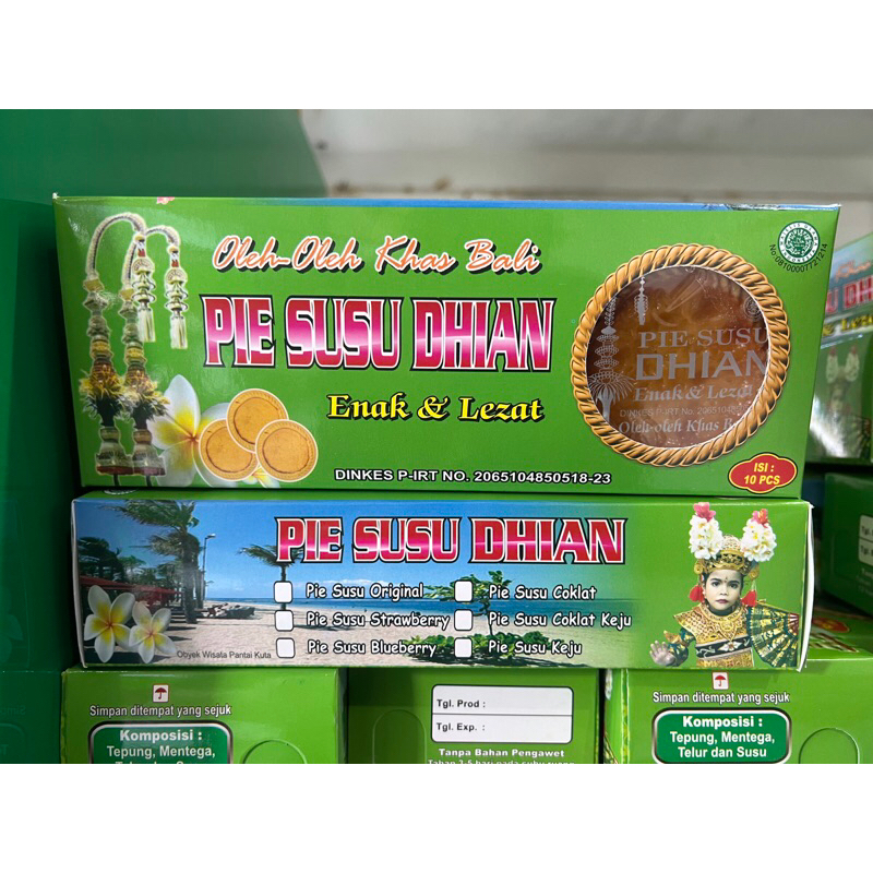 Jual PIE SUSU DHIAN OLEH OLEH KHAS BALI | Shopee Indonesia