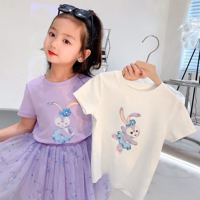 Jual babyfit 3-8thn LILAC BUNNY setelan rok tutu anak perempuan kaos ...