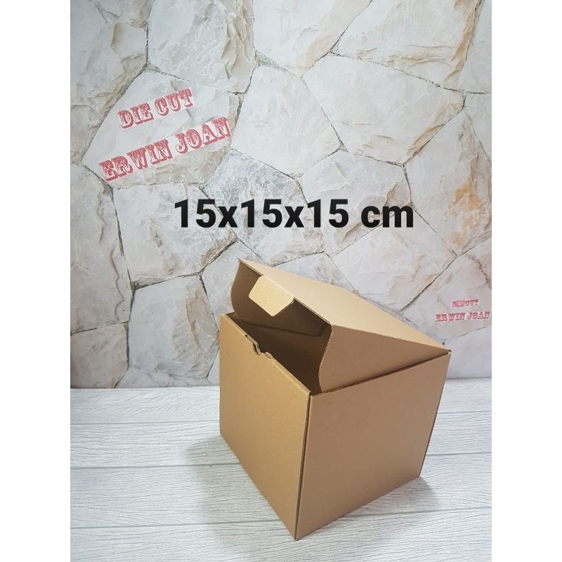 Jual Kardus Box 15x15x15 cm Kotak Karton DieCut | Shopee Indonesia