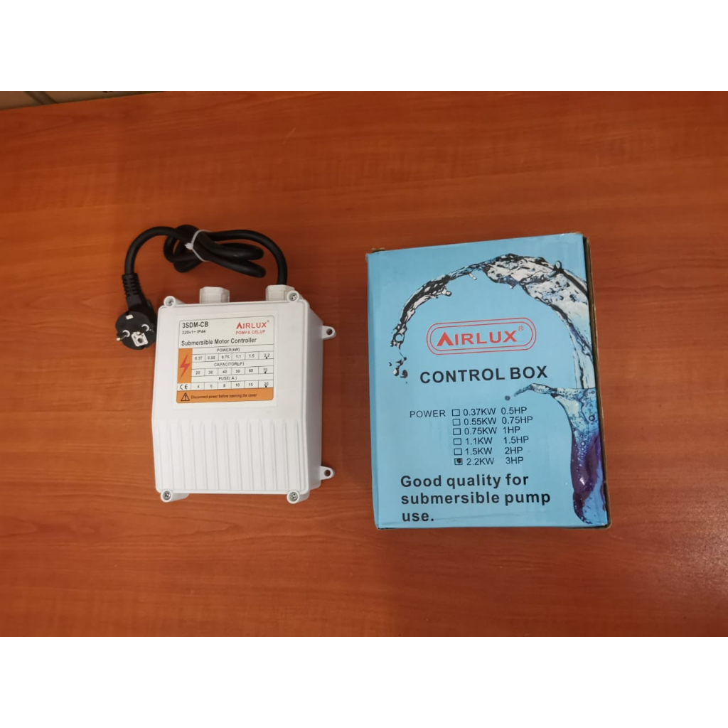 Jual KONTROL BOX /CONTROL BOX PANEL POMPA SATELIT/SUBMERSIBLE PUMP 3HP ...