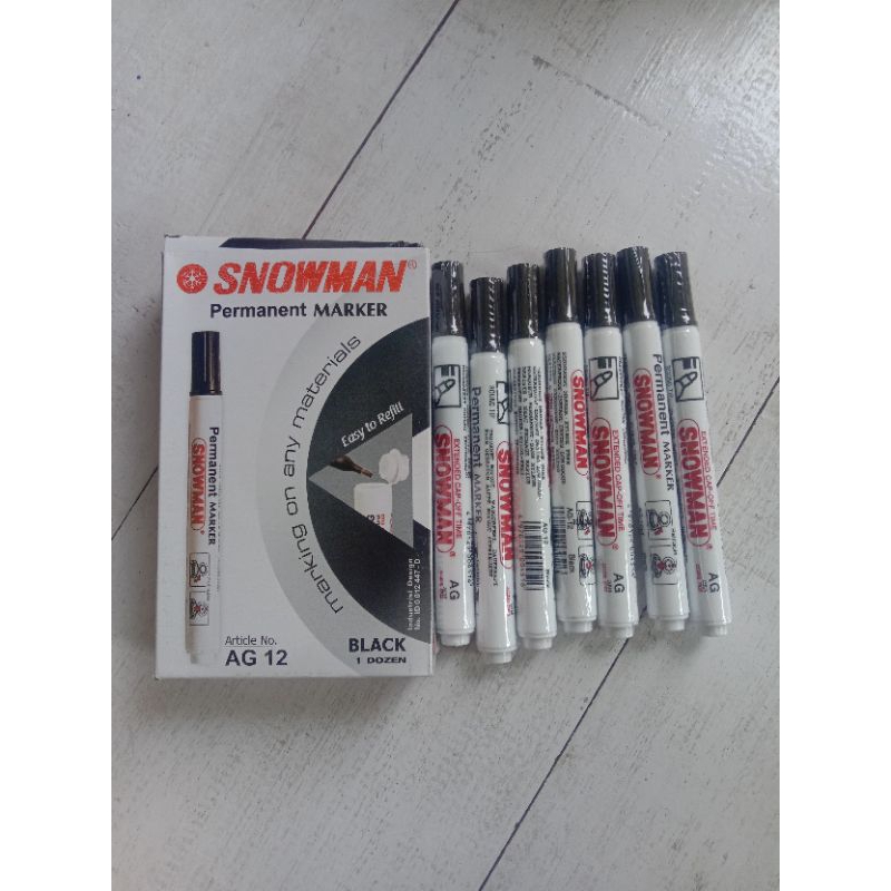 Jual SPIDOL SNOWMAN PERMANENT MARKER | Shopee Indonesia