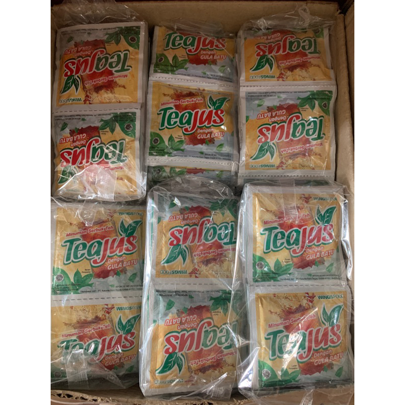 Jual TEA JUS GULA BATU (1 PACK) / 60 PCS | Shopee Indonesia