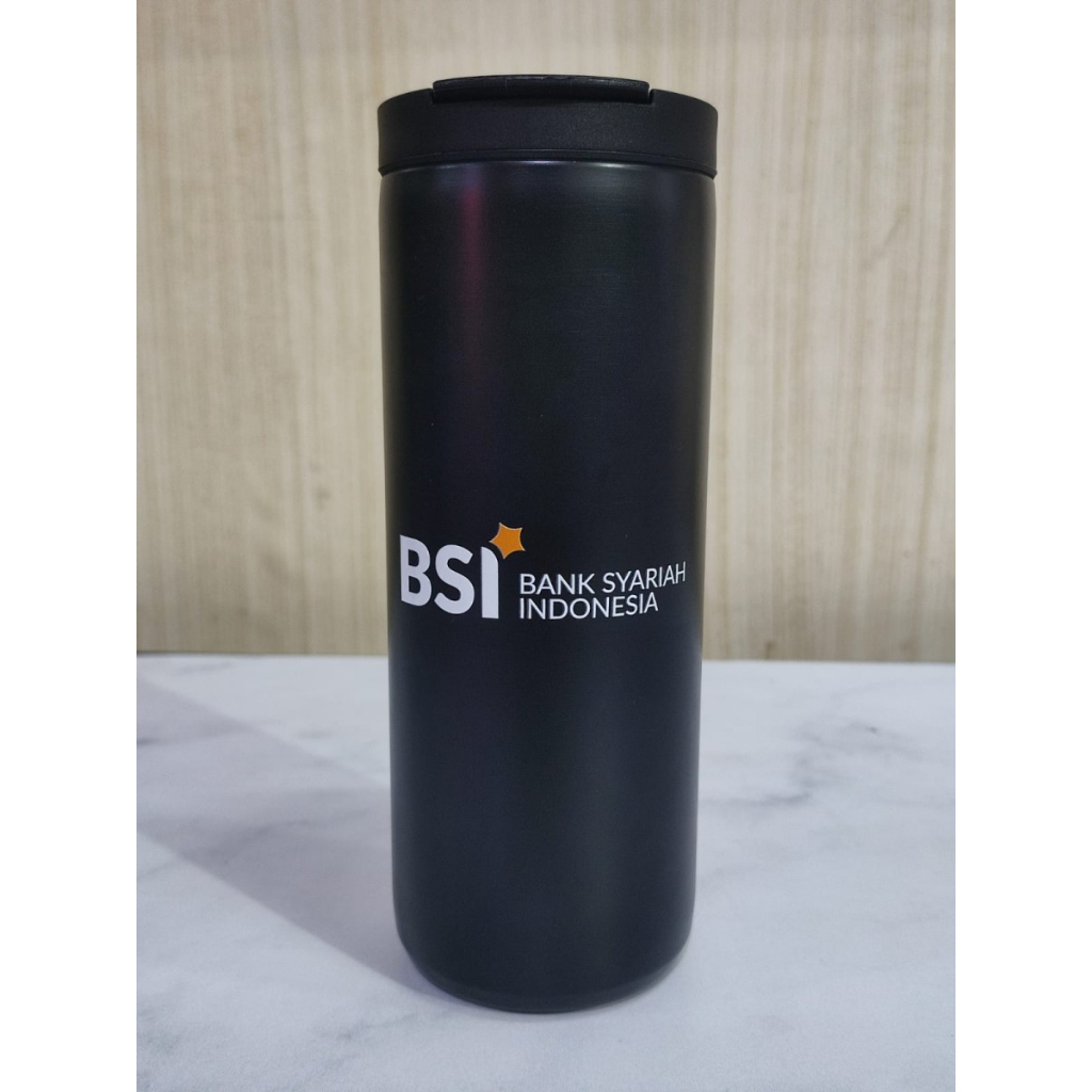 Jual Termos Coffe / Termos Logo BSI / Termos Logo Unik | Shopee Indonesia