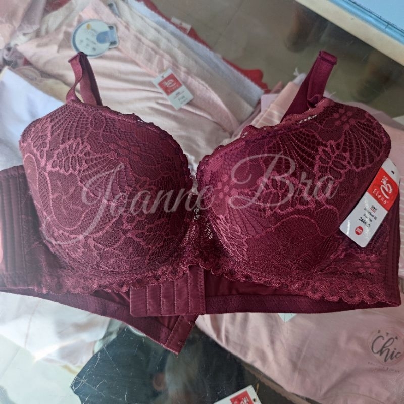 Jual Elena Bra Berkawat BH Cup D Besar E 24448D - 36D-42D - Bra Busa ...