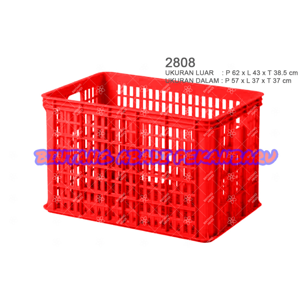 Jual Keranjang Industri Serbaguna 2808 Rabbit Container Plastik Box ...