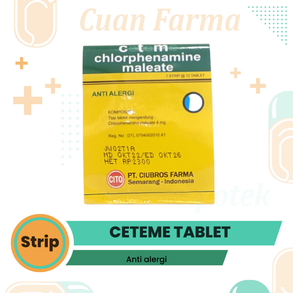 Jual CTM Tab isi 12 Tab | Shopee Indonesia