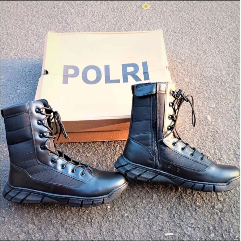 Jual Sepatu Pdl jatah Polri Polisi / Sepatu Pdl Tactical | Shopee Indonesia