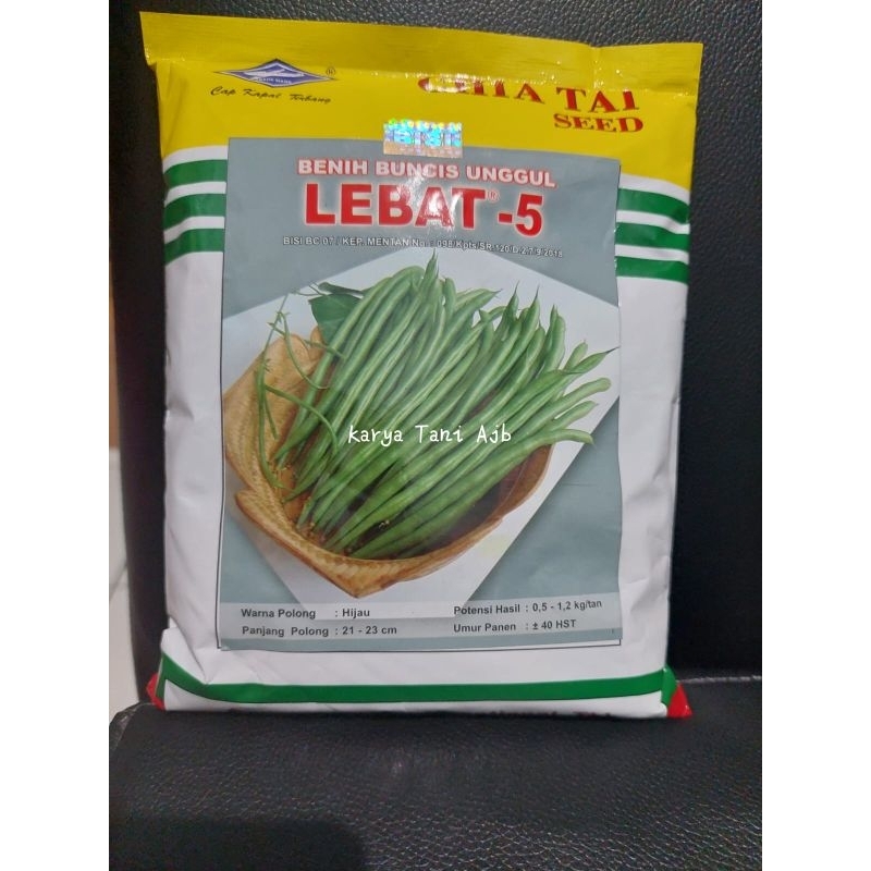 Jual Benih Bibit Buncis Unggul LEBAT-5 500gr (Exp 4 Mei 2024) | Shopee ...