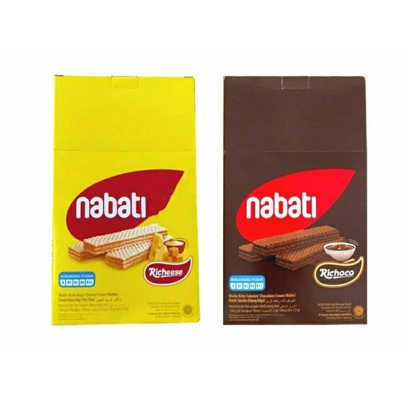Jual wafer nabati coklat 500 wafer nabati cemilan kue makanan ringan ...