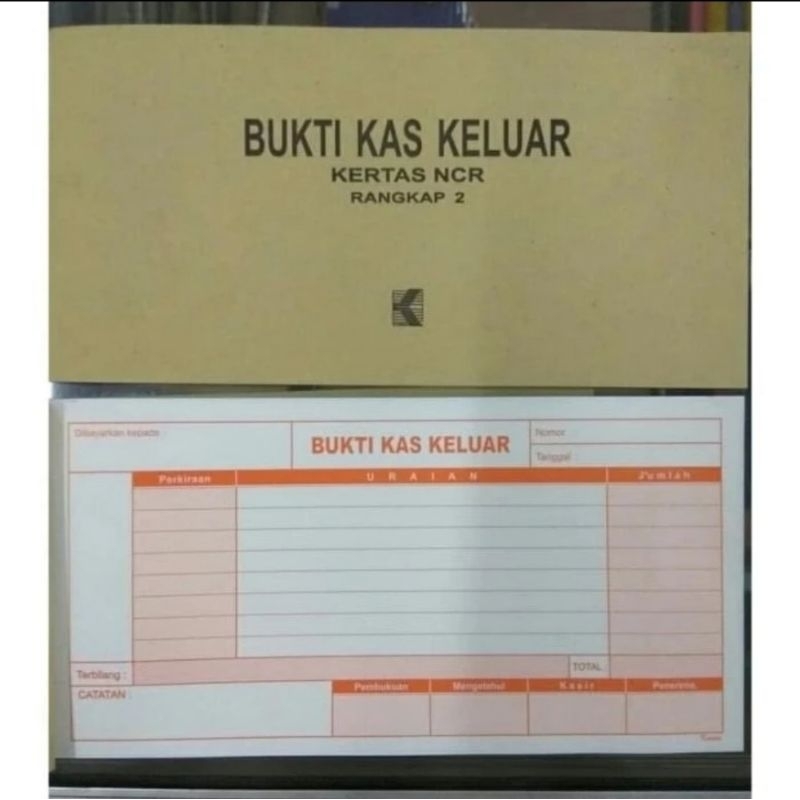 Jual Bukti Kas Keluar 1/3 Folio Rangkap 2 NCR / 2 Ply Kurnia | Shopee Indonesia
