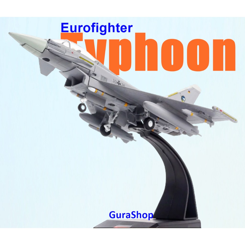 Jual EF-2000 Eurofighter Typhoon 1/100 Pesawat Diecast Miniatur ...
