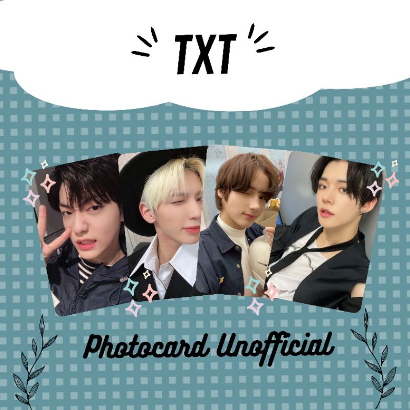 Jual Photocard Unofficial TXT Member | Photocard Kpop | Shopee Indonesia
