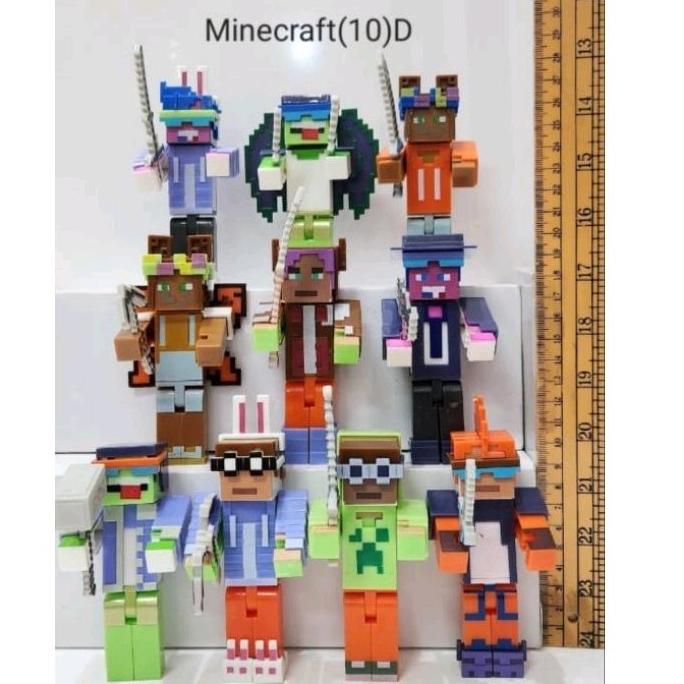 Jual Figure Minecraft Mainan Minecraft Set / Topper Cake | Shopee Indonesia