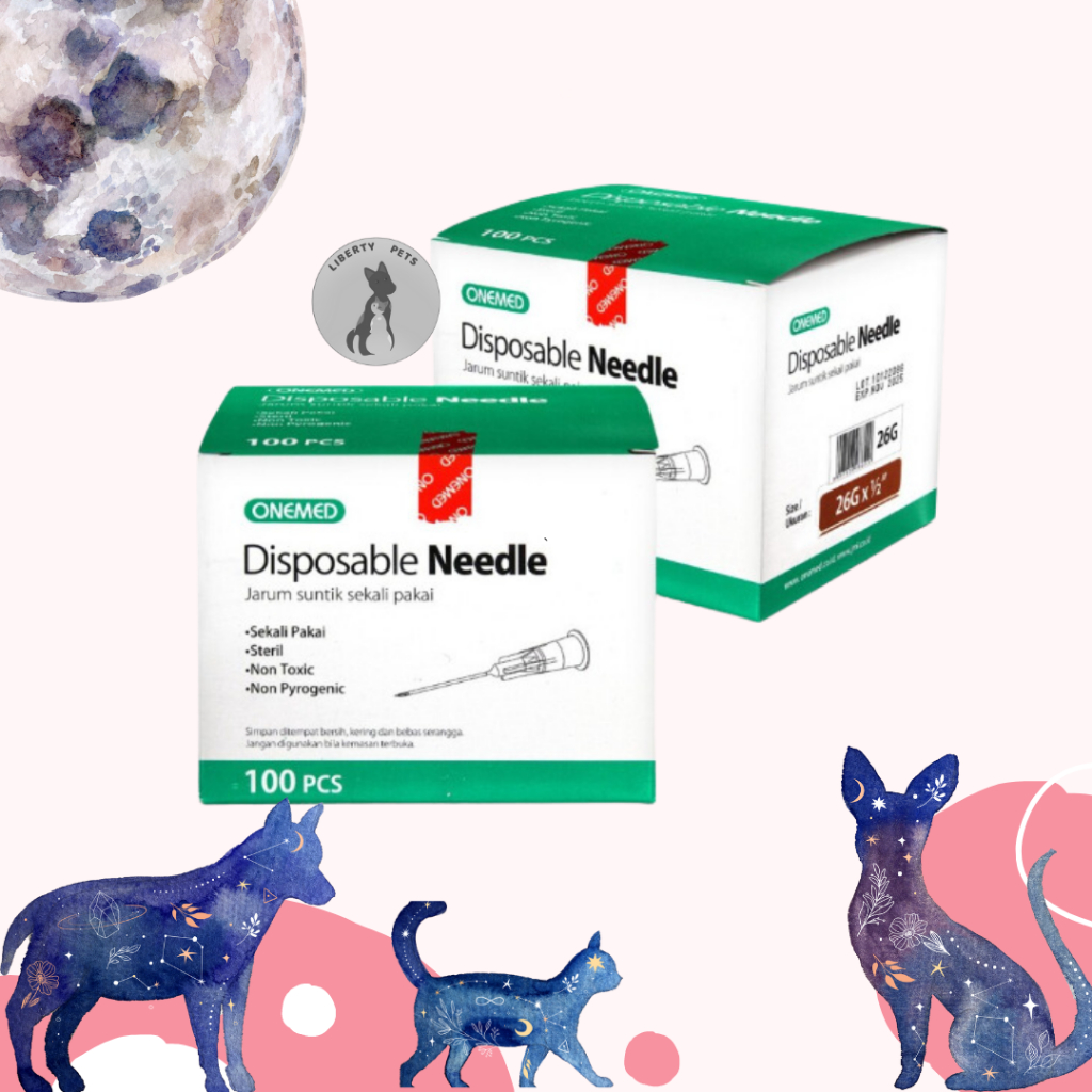 Jual Disposable Needle ONEMED ONE MED 26G (ECER 1 Pcs) | Shopee Indonesia