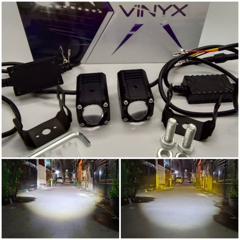 Jual Lampu Sorot Tembak Laser Gun LED VINYX X1 Pro Motor Mobil 25Watt Mini Lasergun D2 25W 25 ...